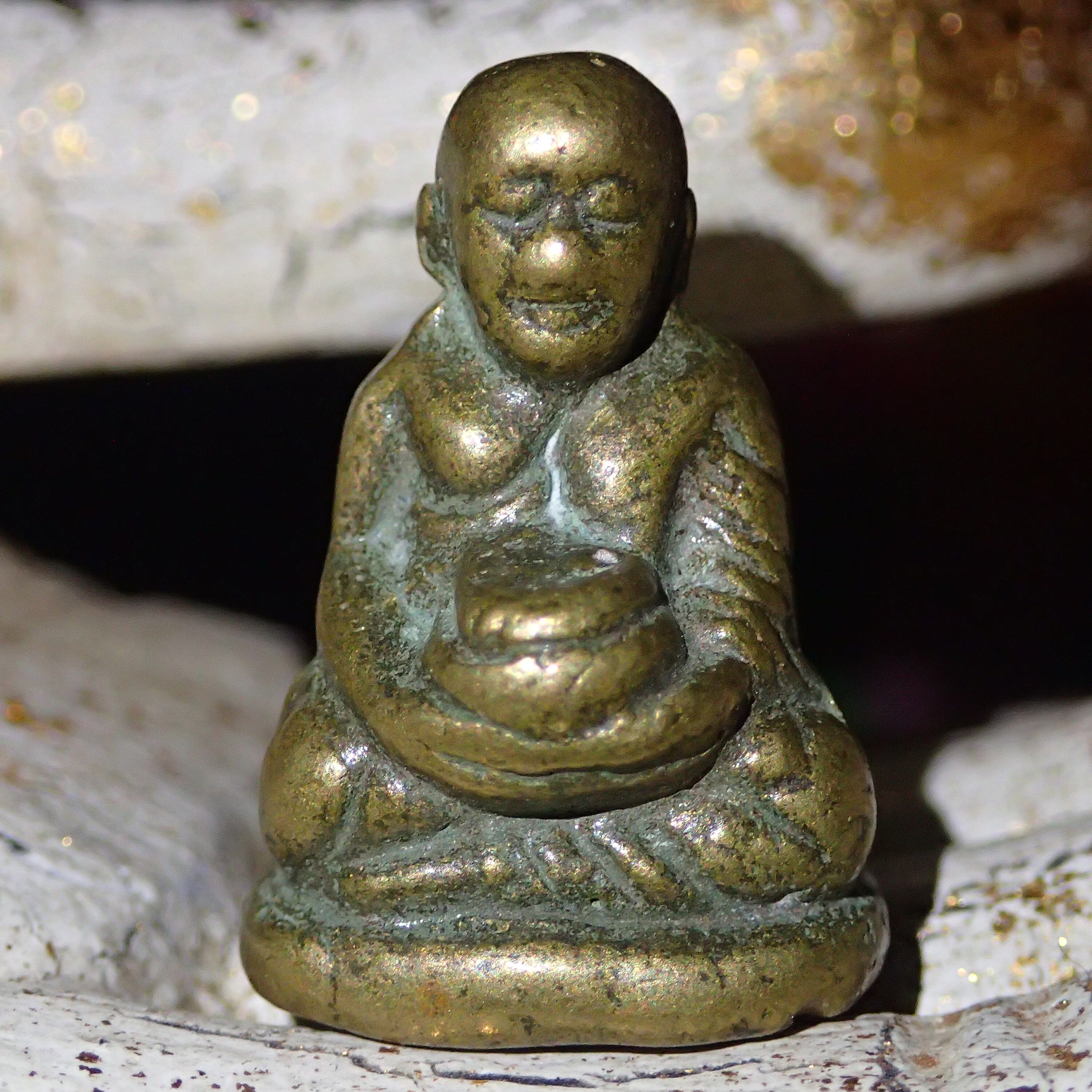 LP Ngern Monk Statue / Thai Amulet / Small Buddha Talisman / Buddhism ...