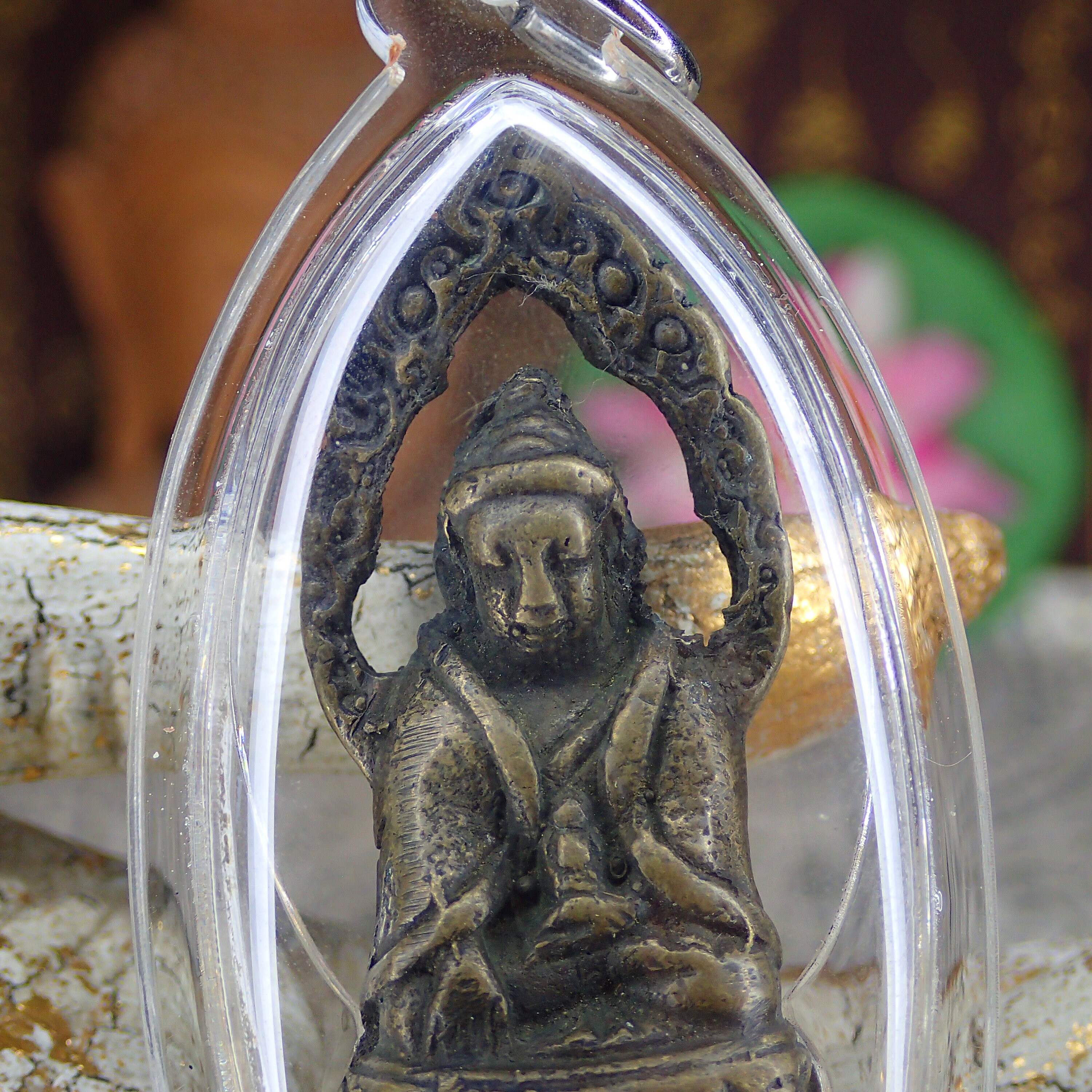 Phra Kring Amulet / Rare Collectible Talisman / Small Buddha Amulet ...