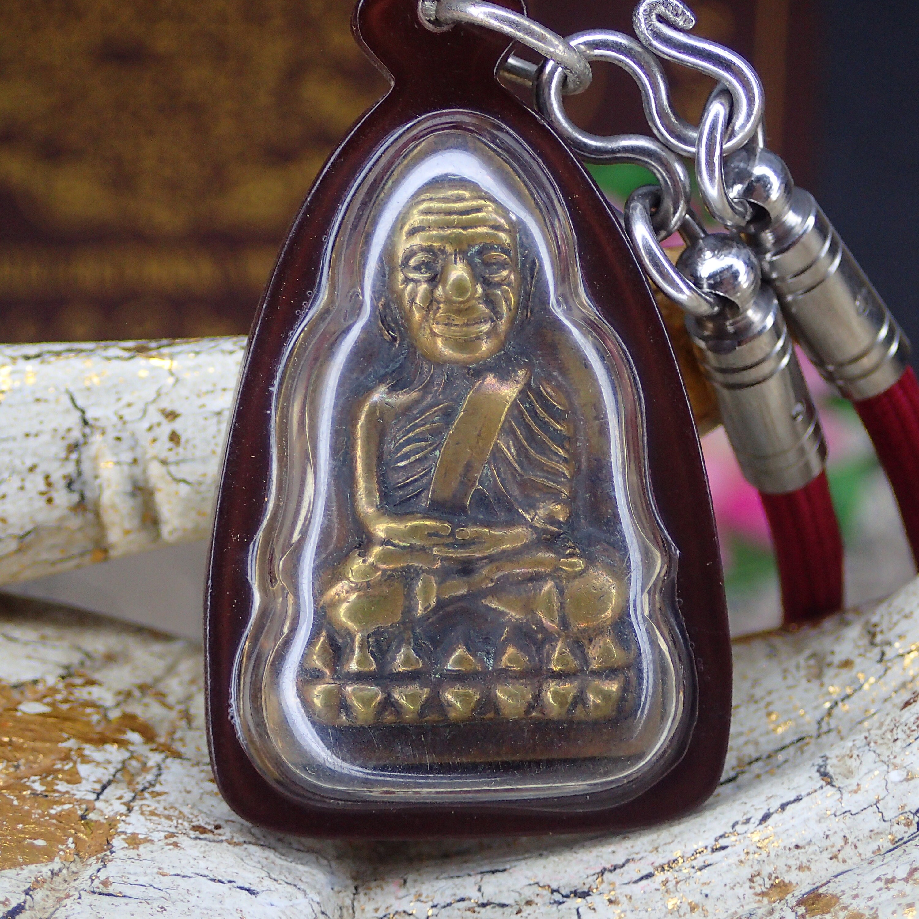 LP Tuad Monk Thai Amulet / Small Buddha Talisman / Rare Collectible ...