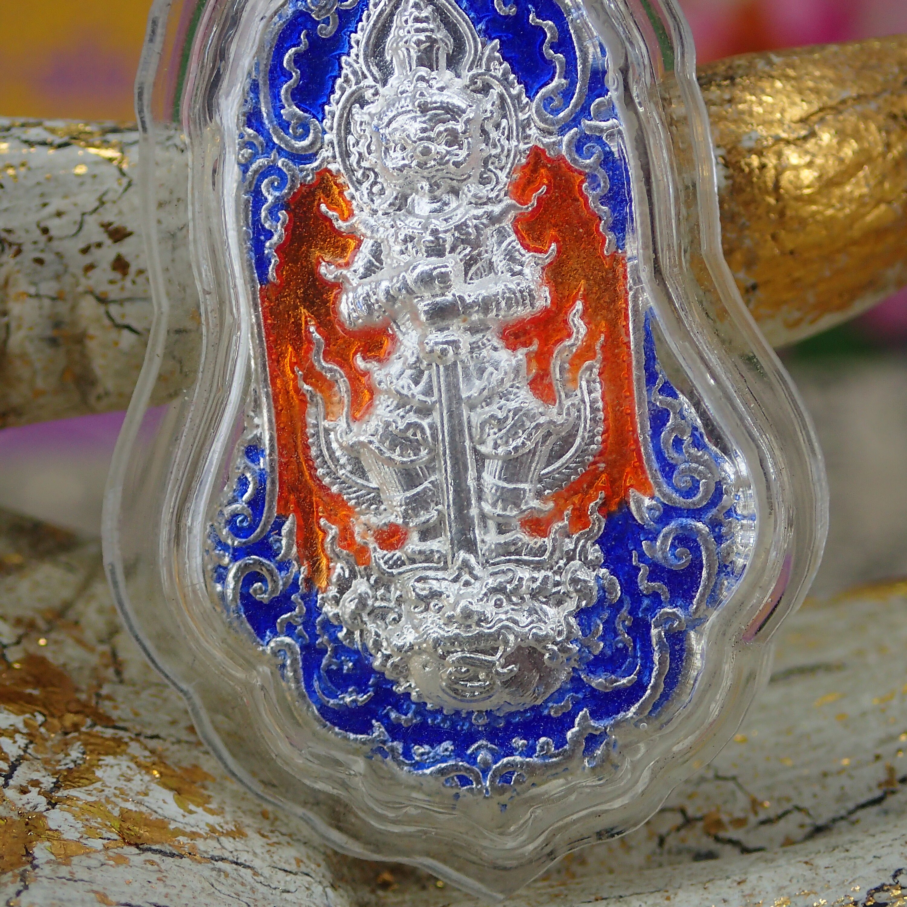 Tao Wessuwan Holy Thai Amulet / Giant Tao Talisman Pendant - Etsy