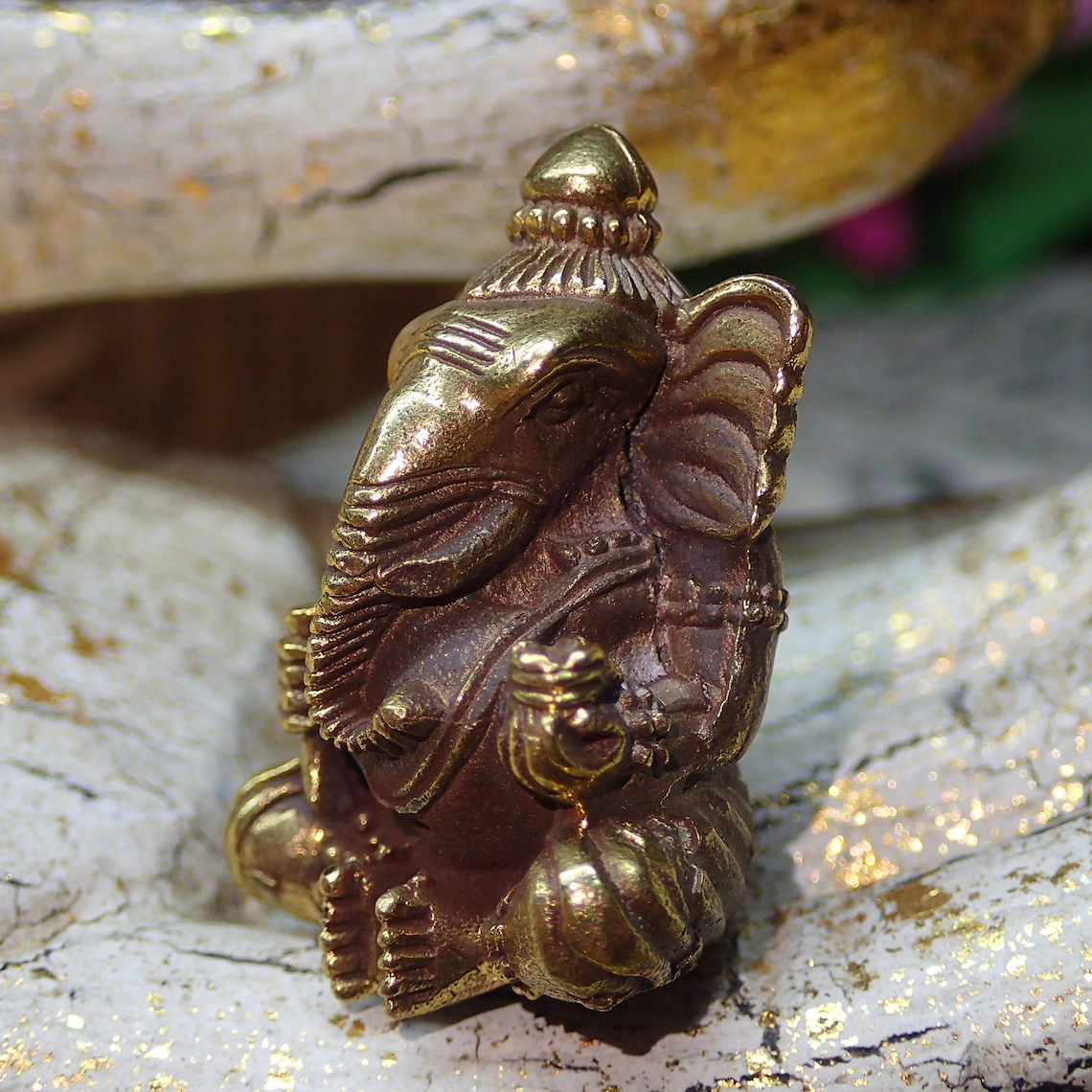 Lord Ganesha Statue / Thai Amulet / Hindu Deity Talisman / Elephant ...