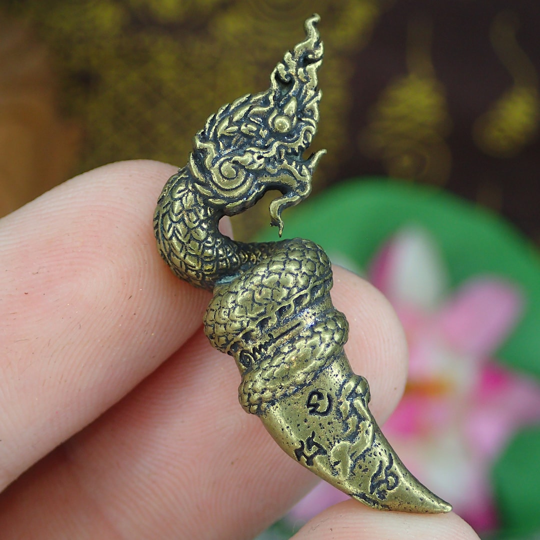 Naga Magic Snake / Holy Thai Amulet / Naga Dragon Buddhism Talisman ...