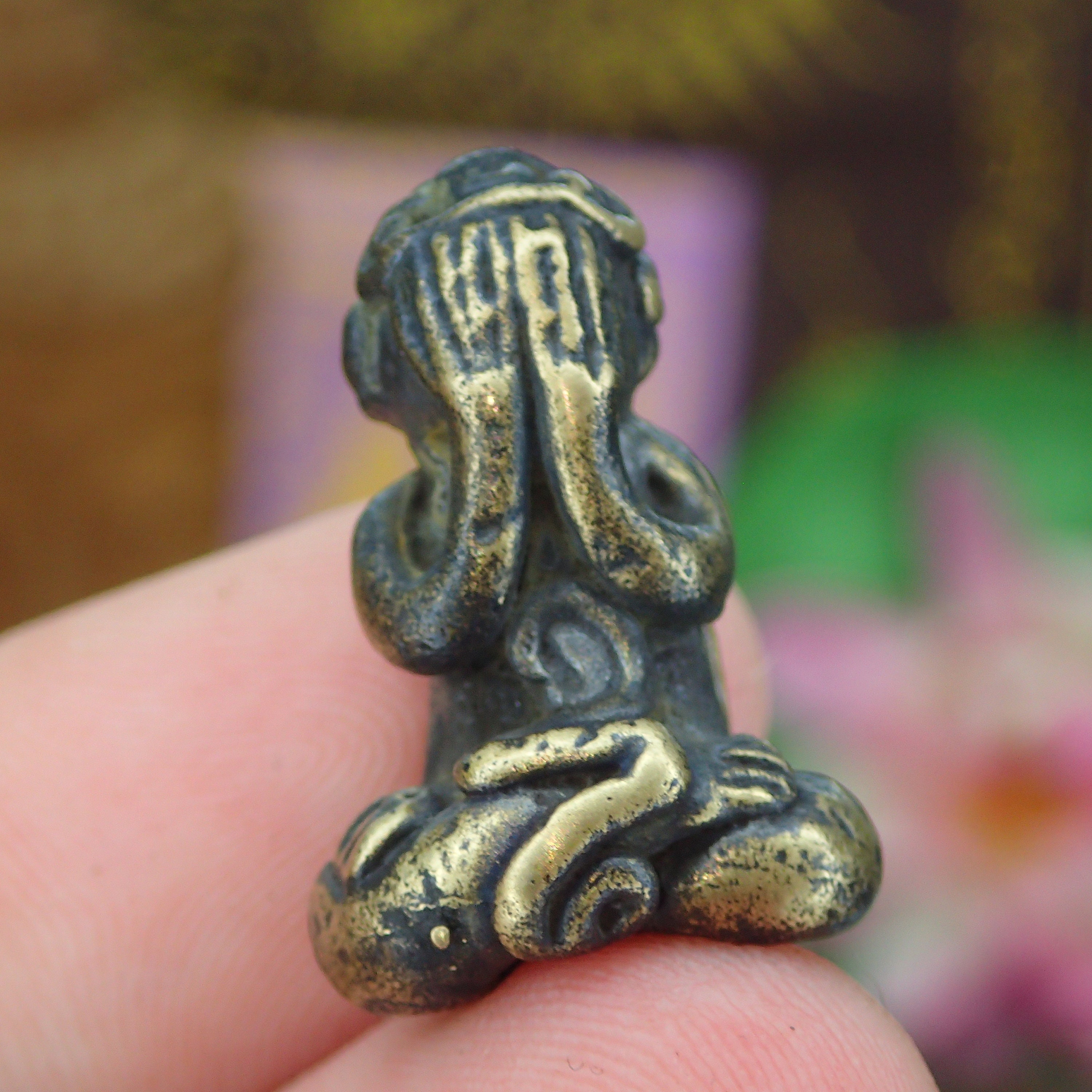 Pidta Closed Eyes / Holy Thai Amulet / Phra Pitta Monk Buddhism ...