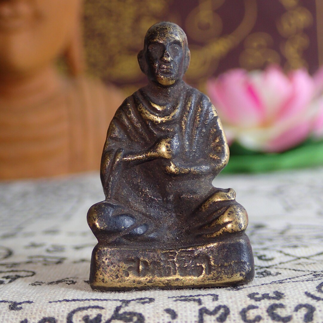 Thai Amulet / LP Toh Monk Statue / Holy Rare Collectible Buddhism ...
