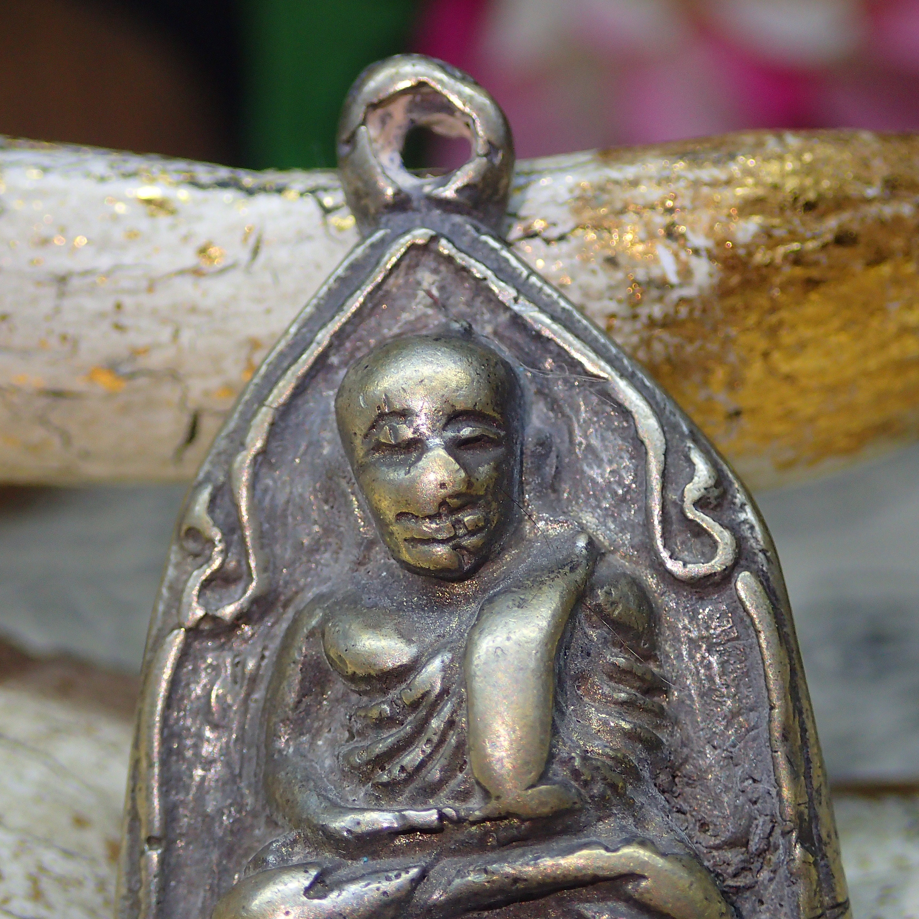 LP Ngern Monk Amulet / Small Buddha Talisman / Buddhism / Rare ...