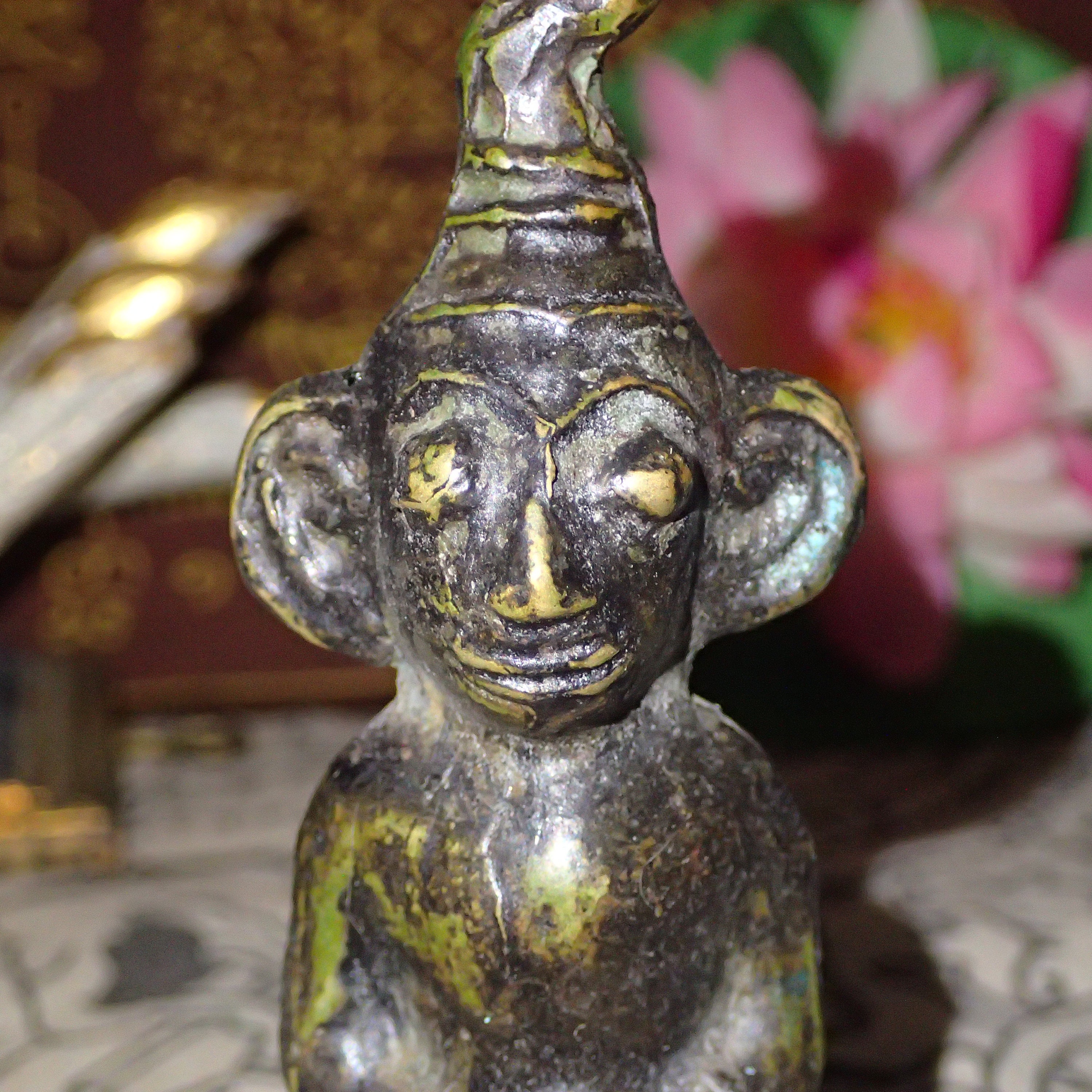 Phra Ngang / Brass Statue / Small Buddha Talisman / Phra Ngang Charm ...