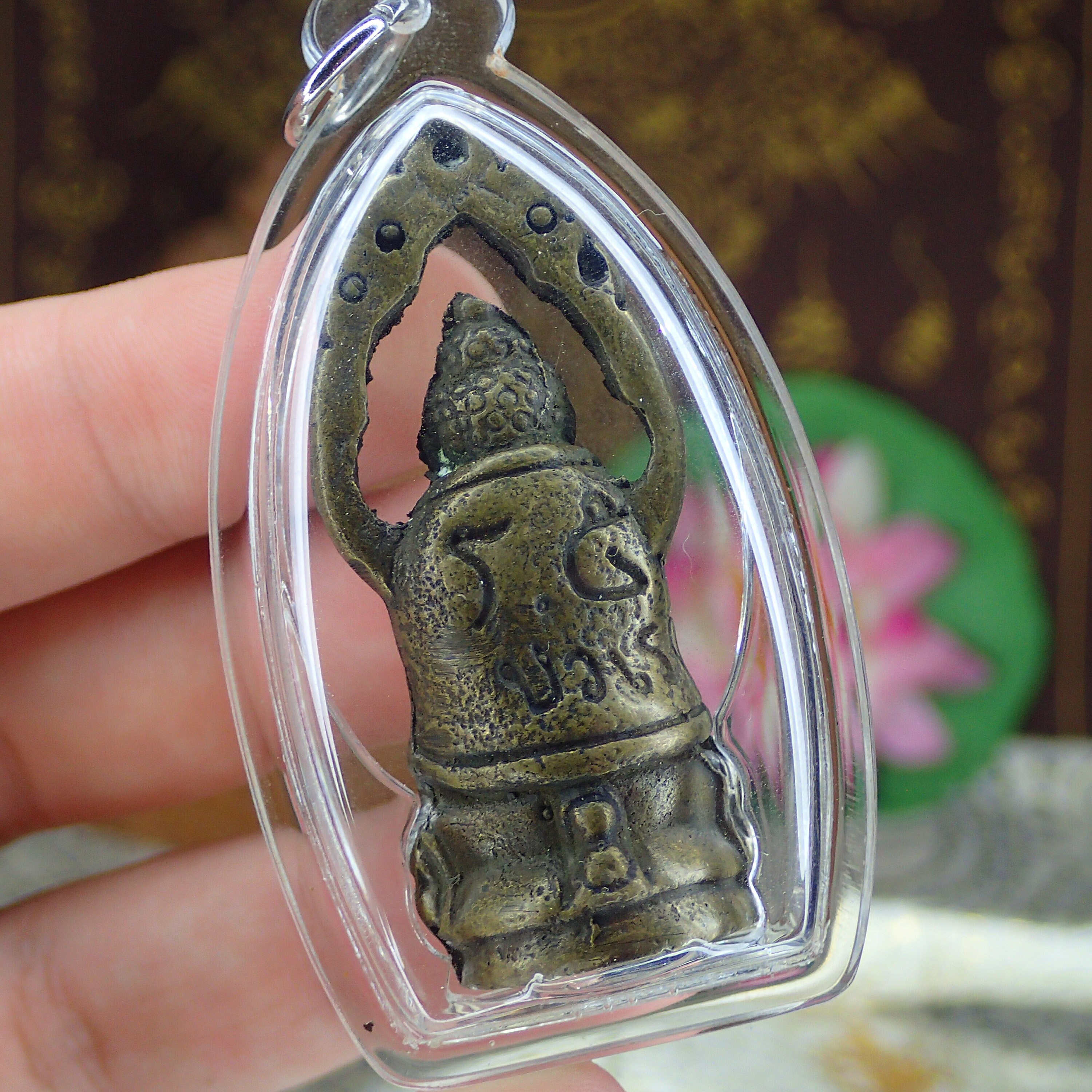 Phra Kring Amulet / Rare Collectible Talisman / Small Buddha Amulet ...