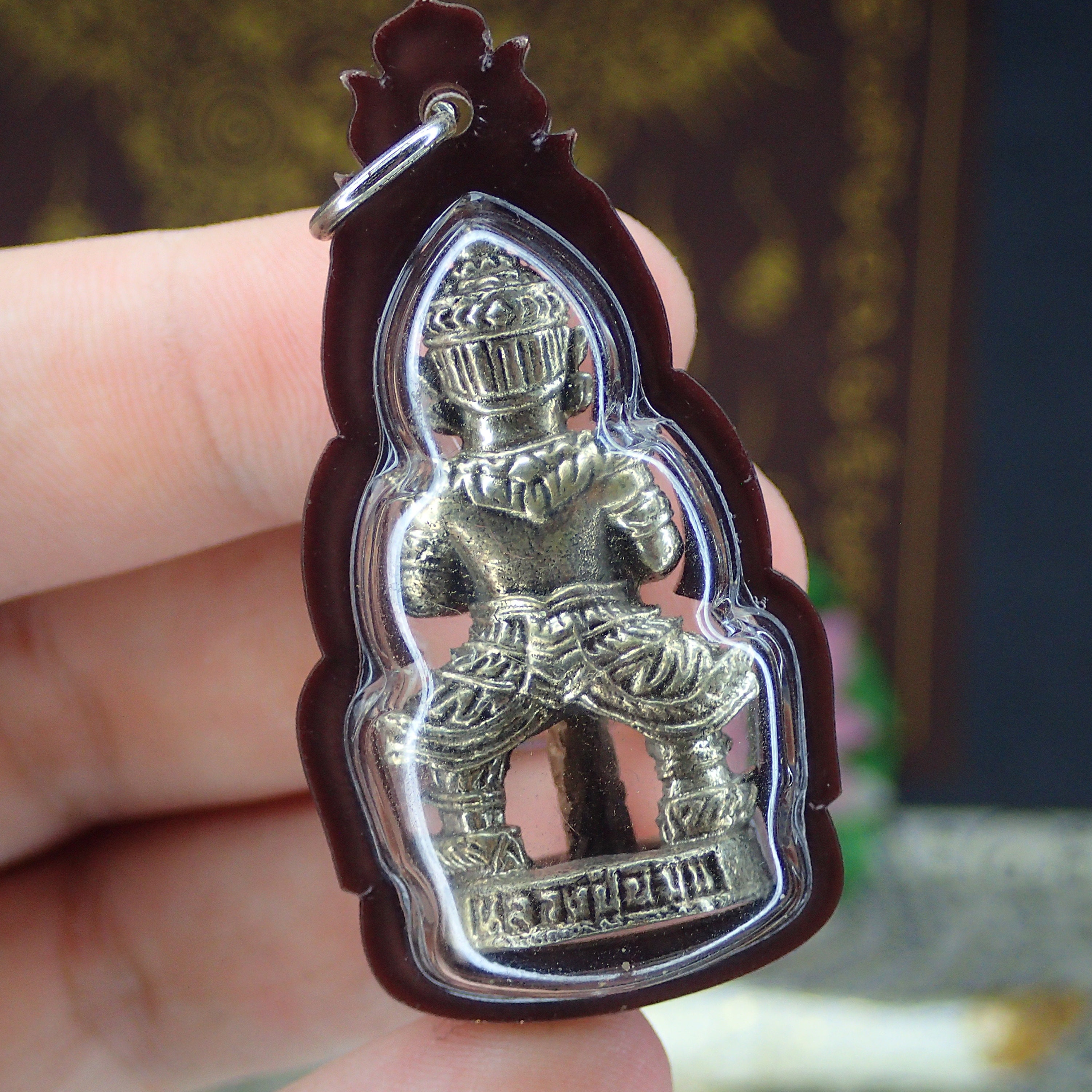 Tao Wessuwan Holy Thai Amulet / Giant Tao Talisman Pendant Buddhism ...