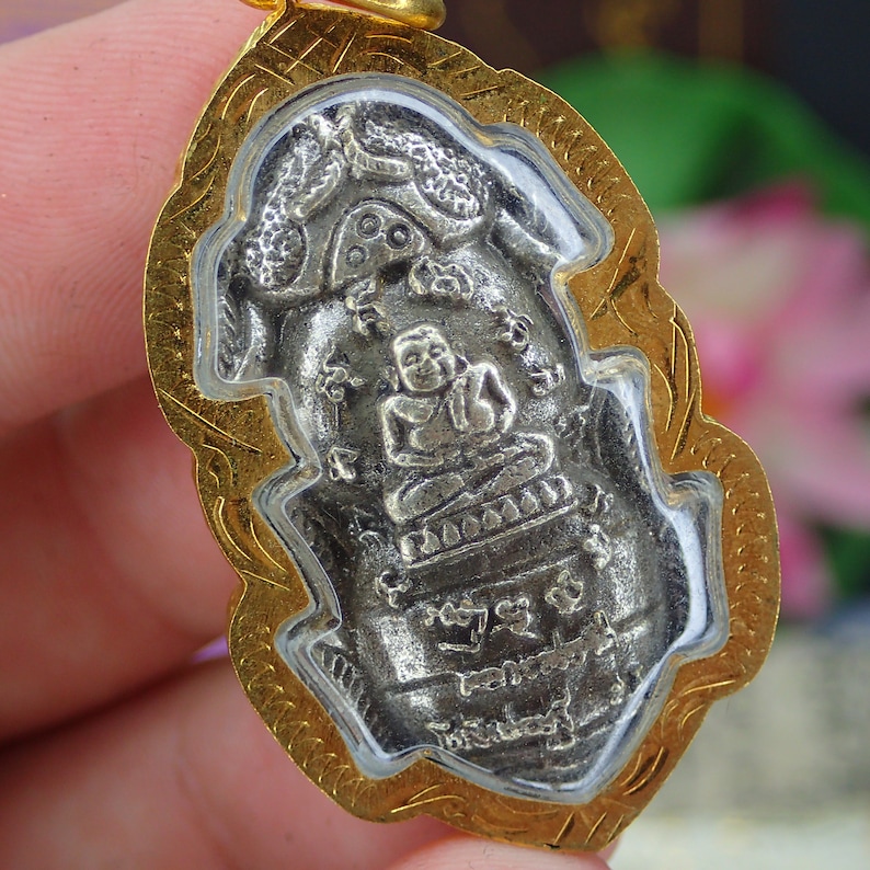 Phra Sangkachai Thai Amulet LP Hong Buddhism Talisman Charm Pendant ...