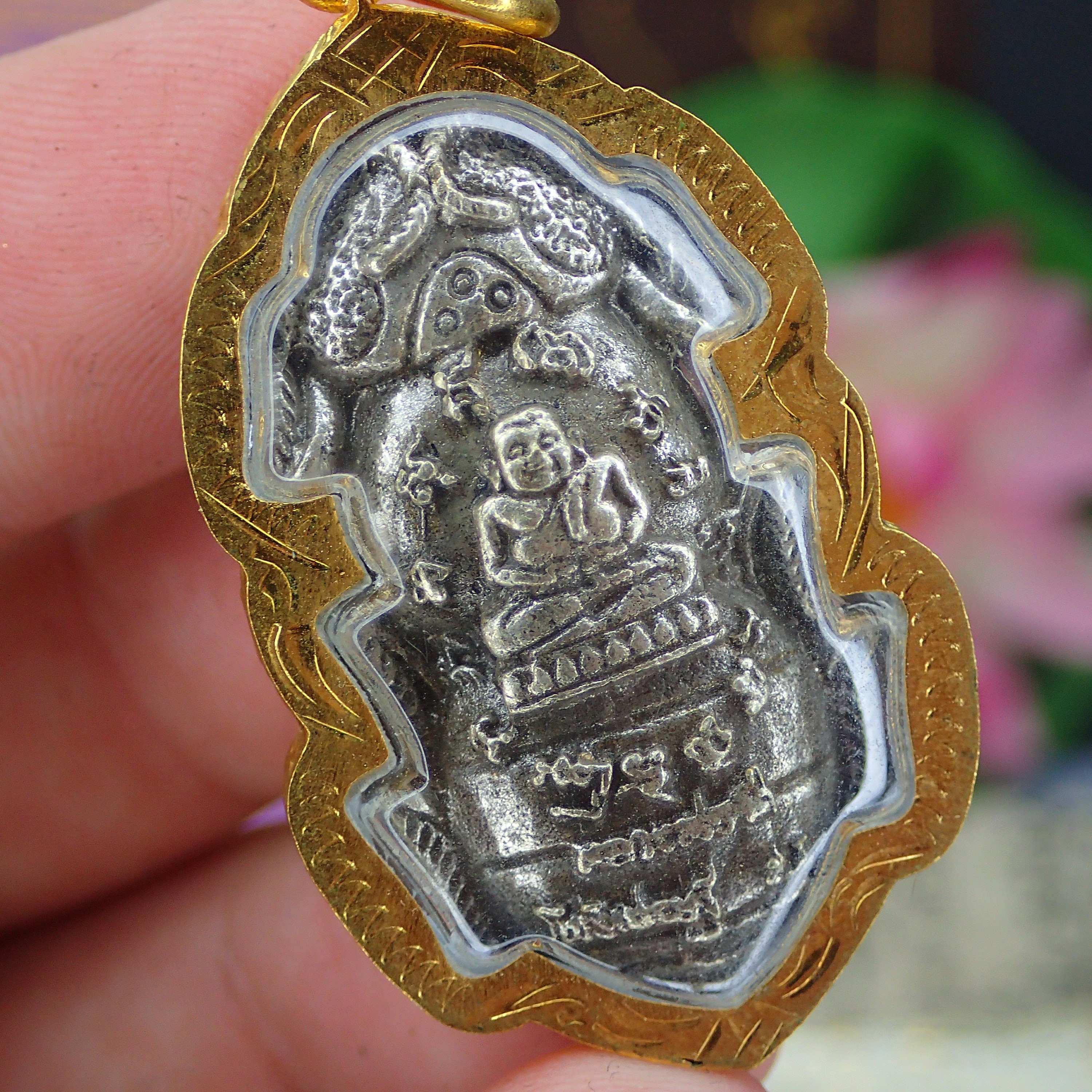 Phra Sangkachai Thai Amulet LP Hong Buddhism Talisman Charm Pendant ...