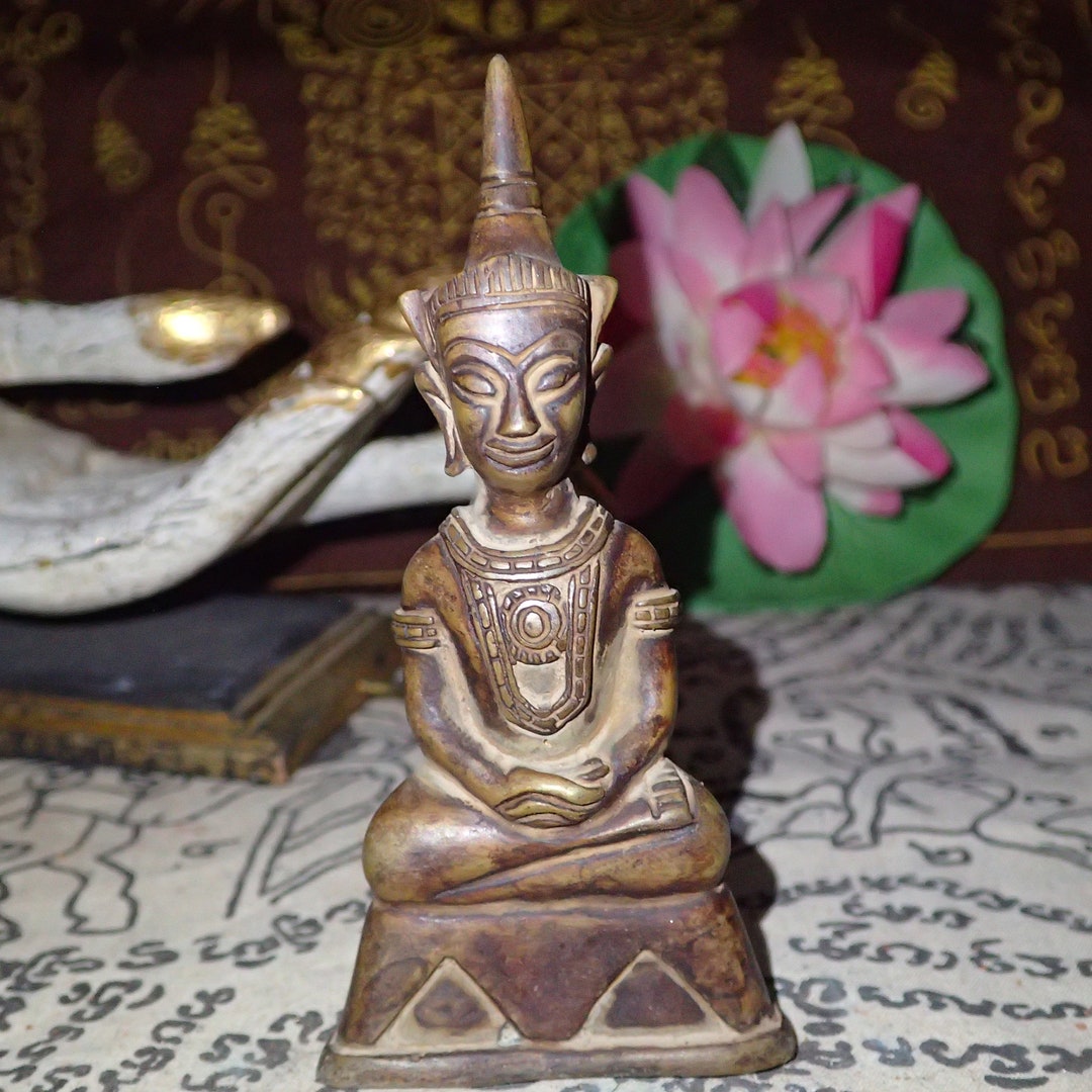 Phra Buddha Statue / Phra Ngang Amulet Rare Collectible Buddhism ...