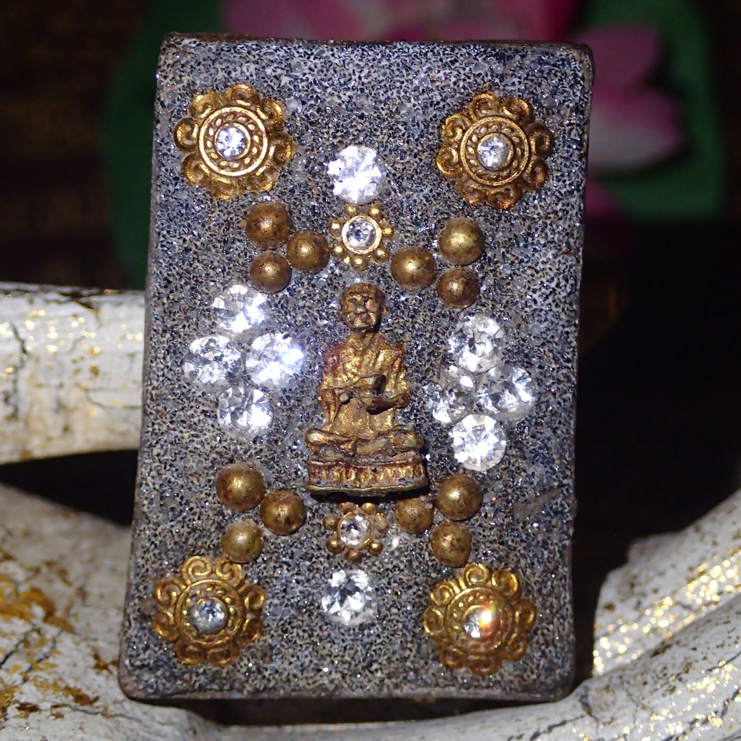 Phra Somdej Thai Amulet / Monk Buddhism Talisman / Rare Collectible ...