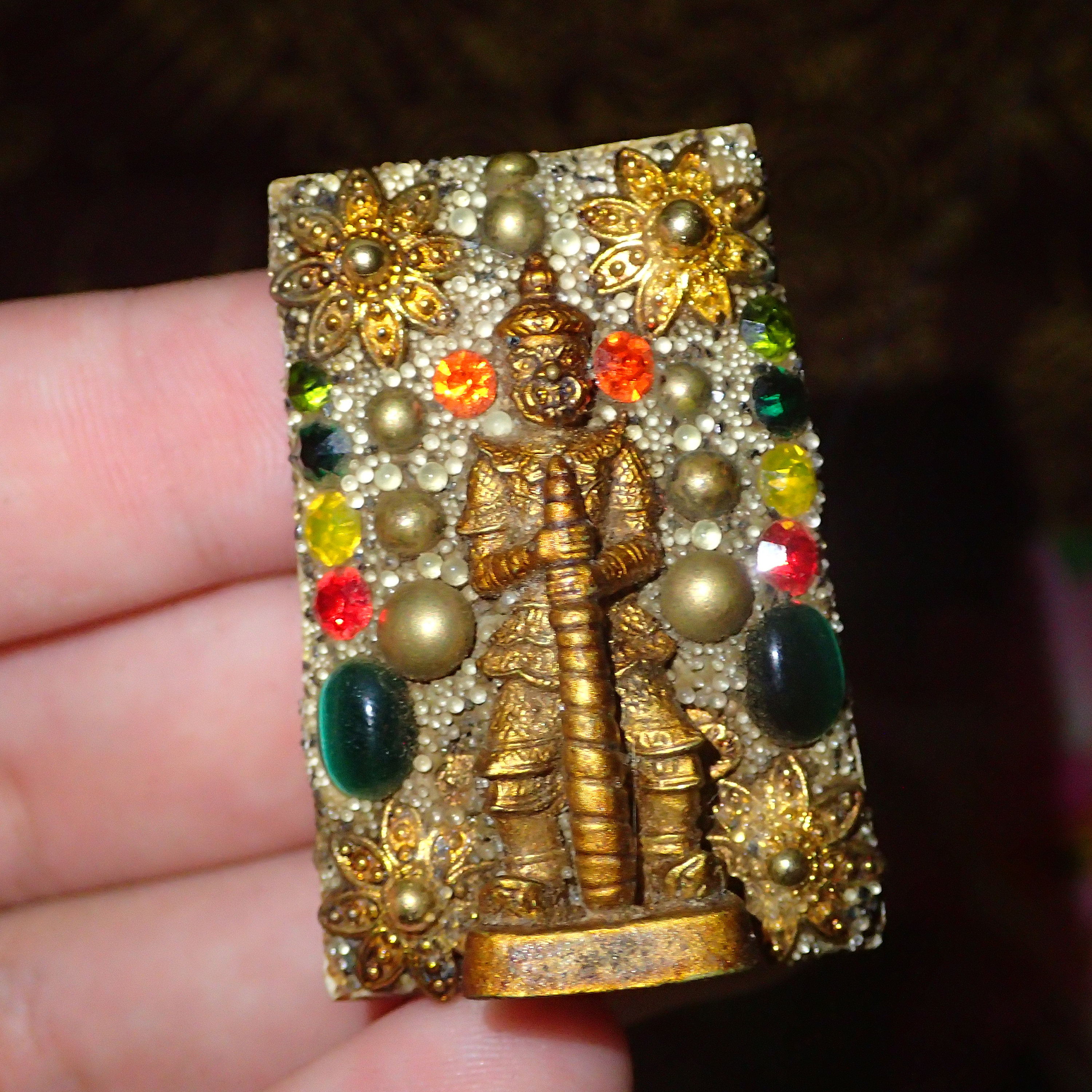 Phra Somdej / Small Buddha Amulet / Somdet Talisman / Tao Wessuwan Collectible Thai Amulet ...