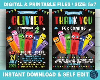 Color Crew Birthday - Etsy