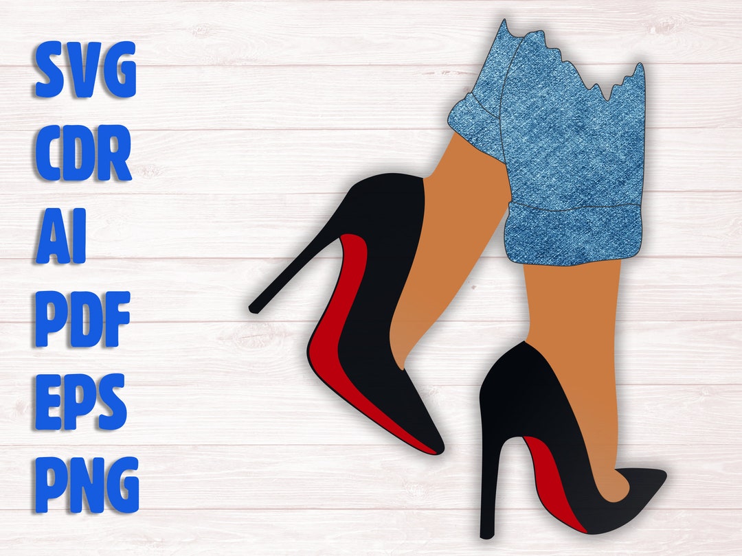 Shoes Heels Glamour SVG Beauty Clothing Fashion Classy Stylish PNG PDF ...