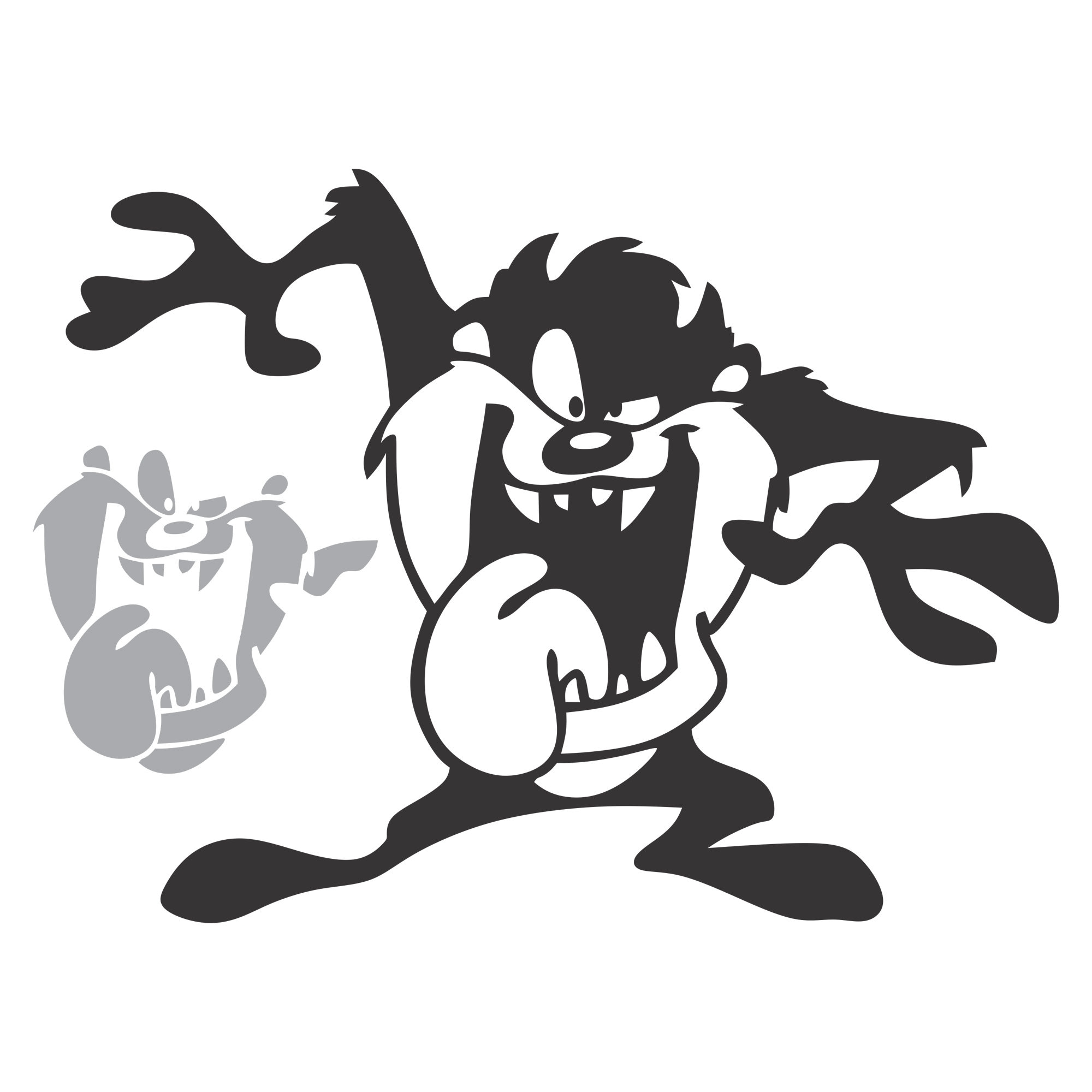Tasmanian Devil SVG, Taz SVG, Cartoon Svg, Sticker, Cut Files, Cricut ...