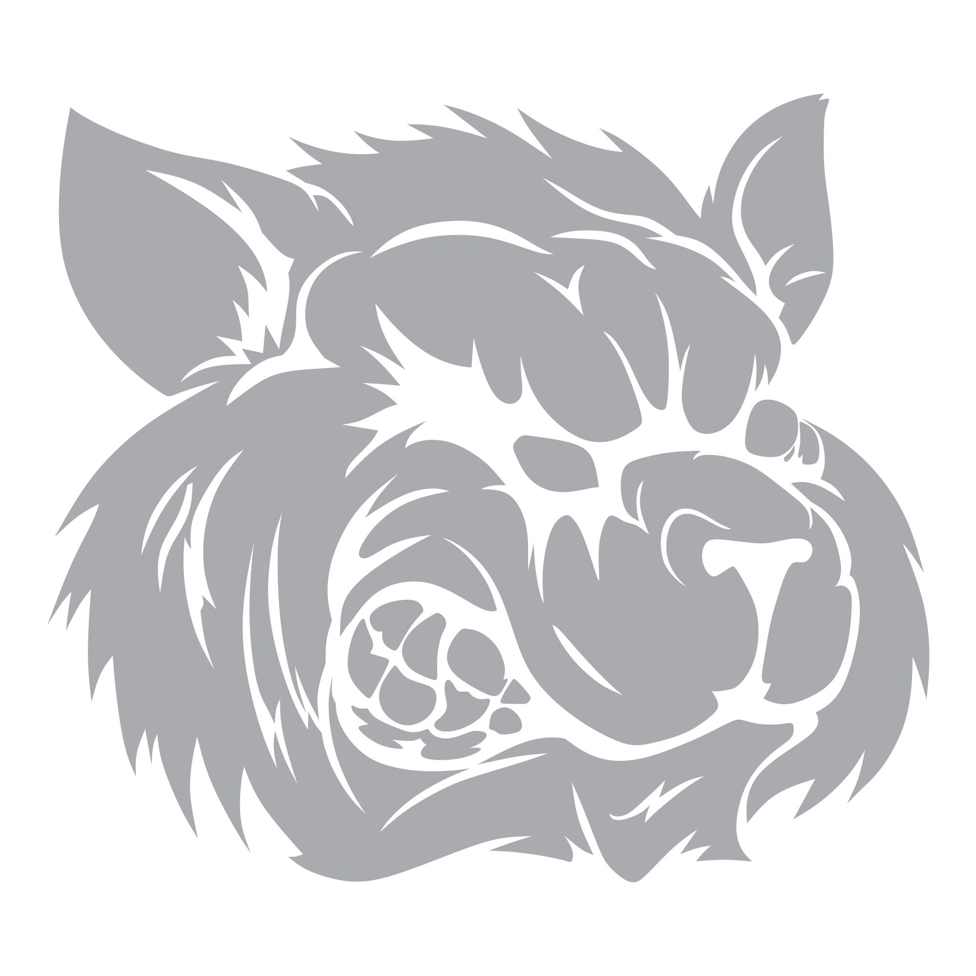 Raccoon Angry Svg, Raccoon Png, Raccoon Teeth Clipart, Printable ...