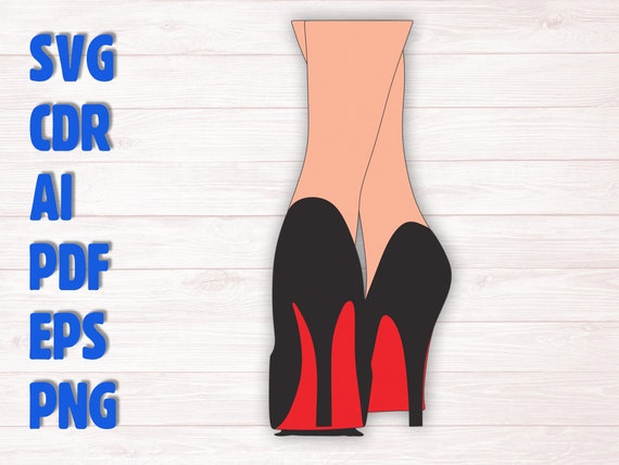 Shoes Heels Feet Woman Glamor SVG Beauty Fashion Stylish PNG | Etsy
