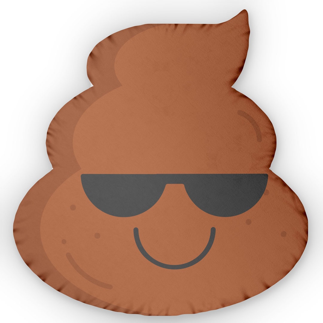 Cool Poop Emoji Shaped Pillow Fun and Quirky Decor Unique Gift Idea ...
