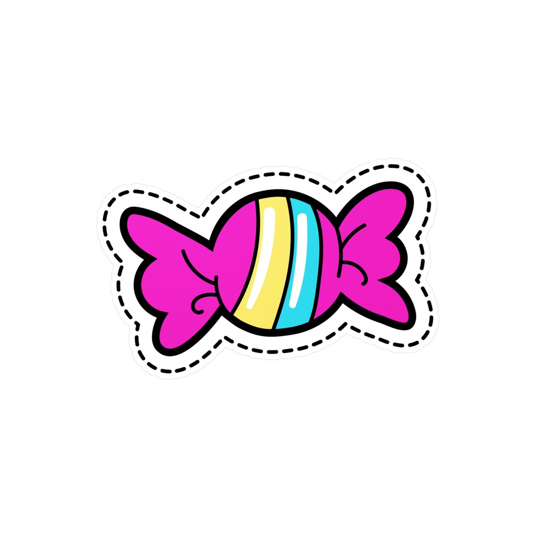 Lolly Kiss-cut Vinyl Decal Pop Art Decal Stationary Sticker Lolly ...