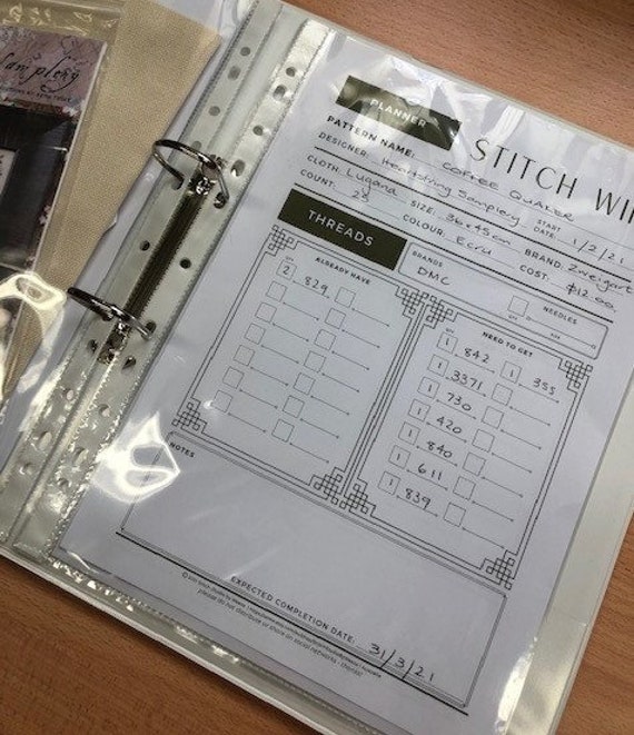 Stitch Planner PDF Download | Etsy