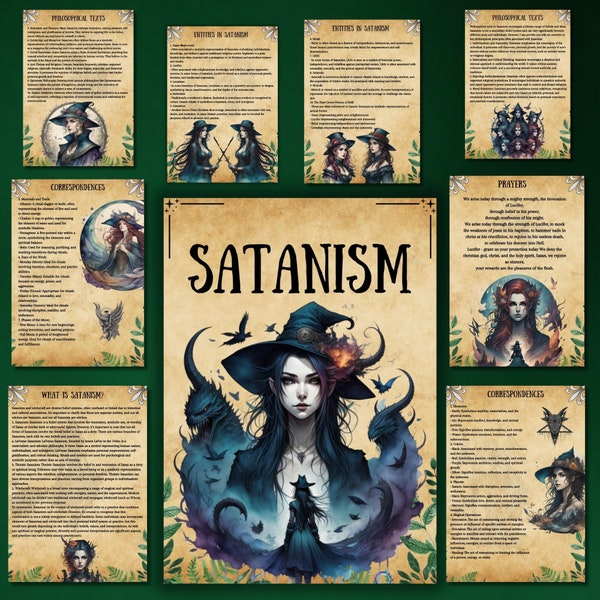 Satanism Book - Etsy