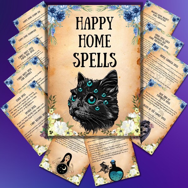 Printable Spells - Etsy