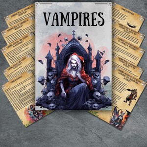 Vampire Grimoire Pages, Printable Book of Shadows, Wiccan, Vampire ...