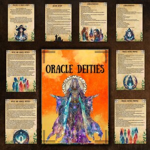 Oracle Deities Grimoire Pages, Printable Deities, Book of Shadows ...