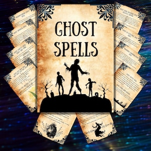 Ghost Spells Bundle, Witchcraft Spellbook, Occult Book of Spells, Baby ...