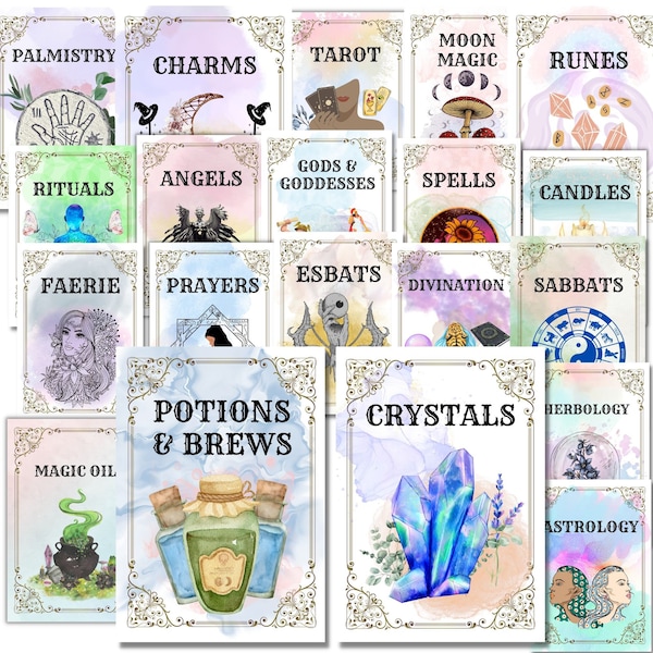 Book of Shadows Printable - Etsy