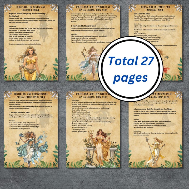 Hera Altar Guide: Greek Goddess Invocation, Prayers (digital Download ...