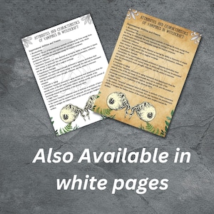 Vampire Grimoire Pages, Printable Book of Shadows, Wiccan, Vampire ...