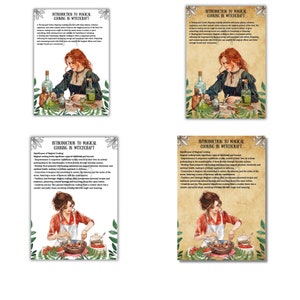 Magical Cooking Grimoire Pages, Wicca Book of Shadows, Kitchen ...