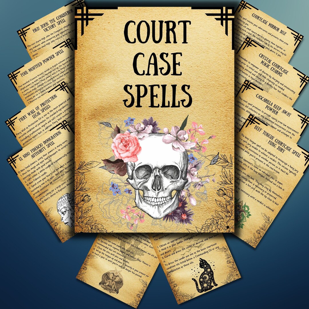 Best Court Spells, Printable Wicca Spells, Book of Shadows, Occult ...