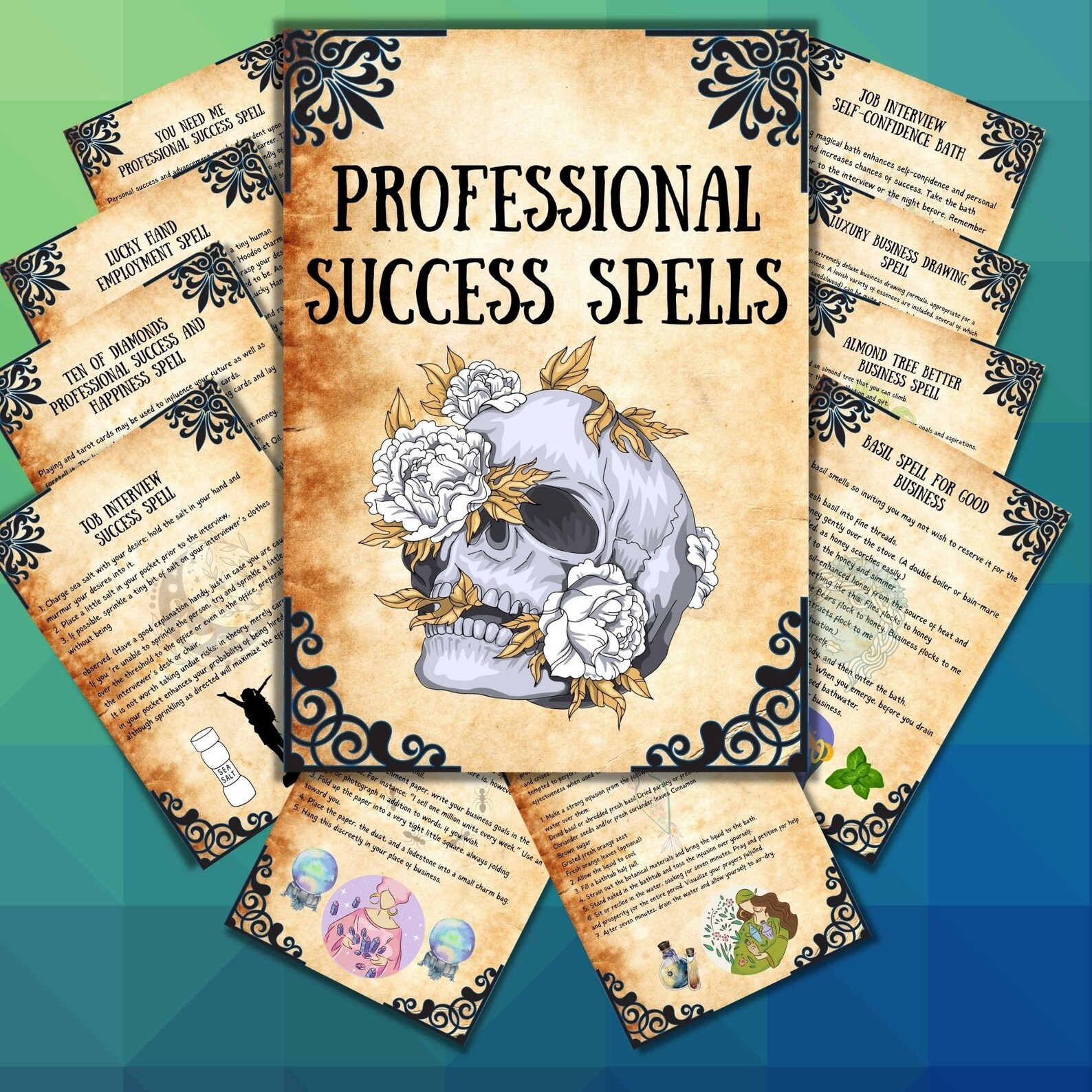 Best Success Spells Book, Witchcraft Book, Witchy, Book of Shadows ...