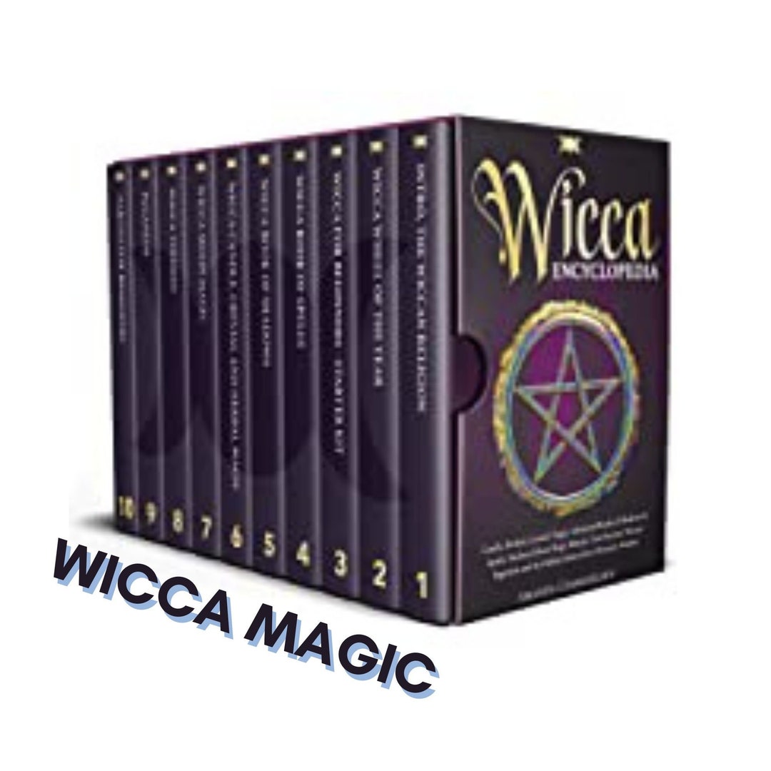 8 in 1 Wicca Books, Spells, History, Candle, Magick, Rituals, Pagan ...