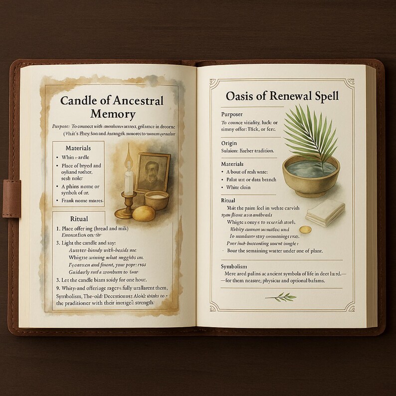 North African Spells Pages, Witchy African Magic, Rituals, Spells Sheet ...