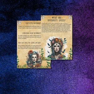 Invisibility Spells, Printable Spells Book, Wiccan Witches Spells, Book ...