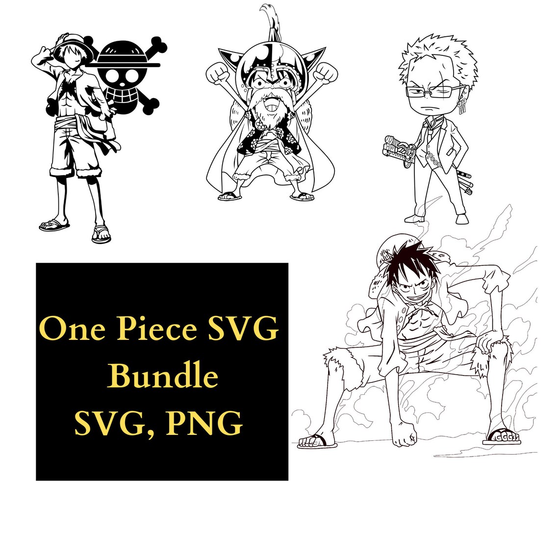 One piece Anime svg Luffy Zoro svg One piece svg files | Etsy