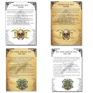Best Court Spells, Printable Wicca Spells, Book of Shadows, Occult ...