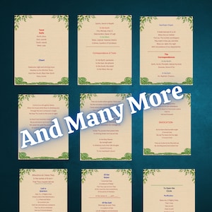 Witches Chants & Incanctations, Witchcraft Book of Shadows, Wiccan ...