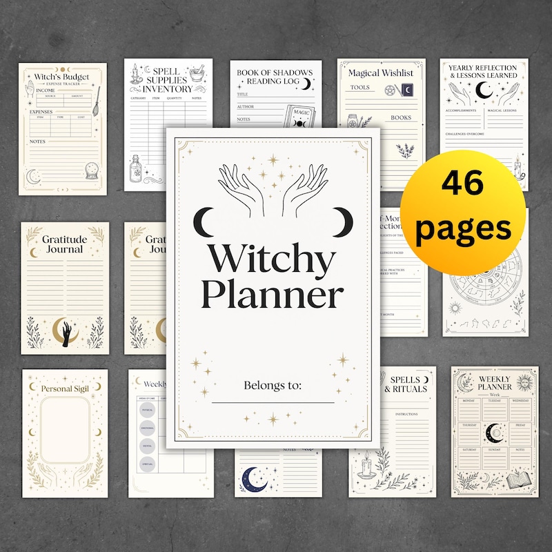 Printable Ritual Planner - Etsy