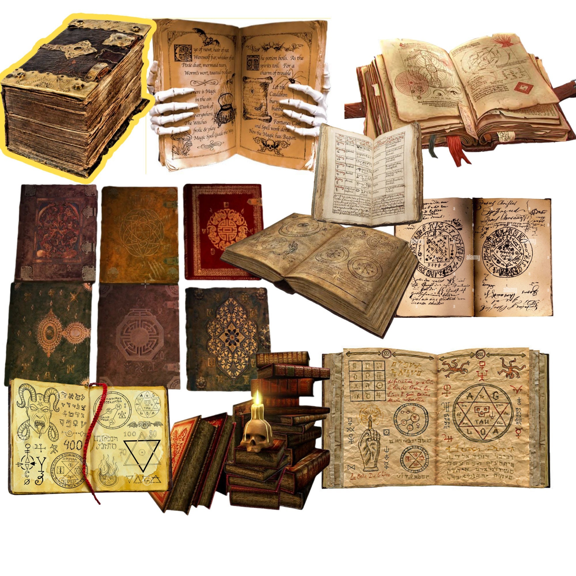 651 Witchcraft Books Bundle Wiccan Spells Occult Pagan - Etsy