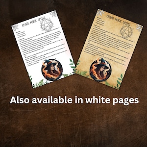 Chaos Magic Grimoire Pages, Beginner Book of Shadows, Printable ...