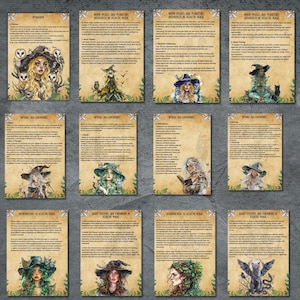Secret Eclectic Magic Grimoire Pages, Wicca Rituals, Book of Shadows ...