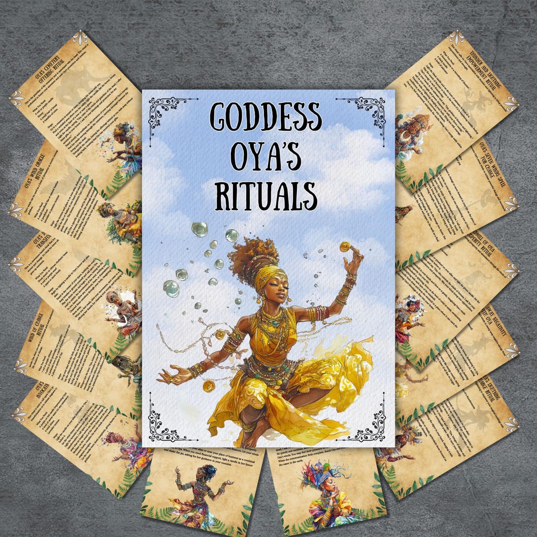 Goddess Oya Rituals, Prayers, Invocation, Grimoire Pages, Book of ...