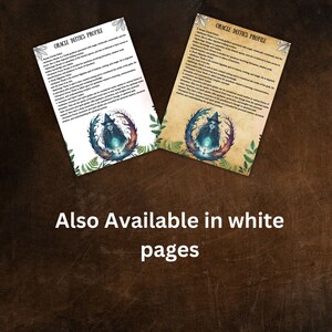 Oracle Deities Grimoire Pages, Printable Deities, Book of Shadows ...