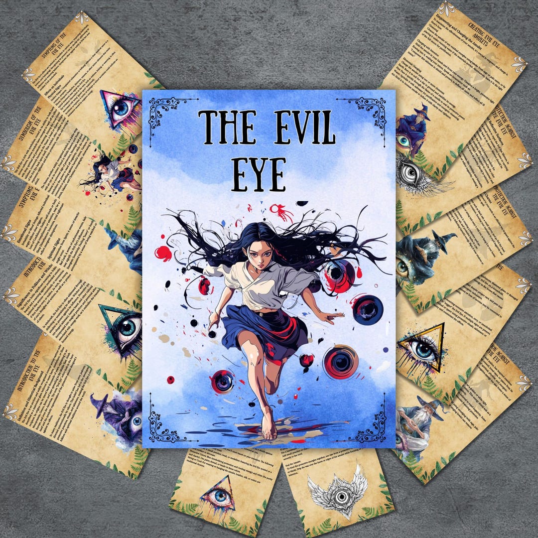 Secret Evil Eye Grimoire Bundle, Book of Shadows, Witchcraft, Evil Eye ...