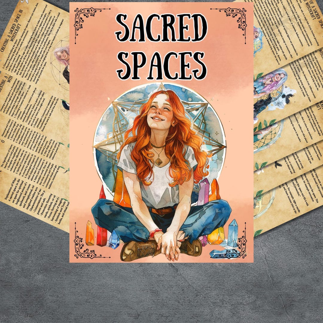 Wicca Grimoire Pages: Sacred Space Rituals & Spells (digital Download ...